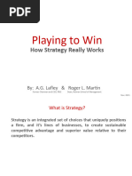 Playing To Win | PDF | Procter & Gamble | Business