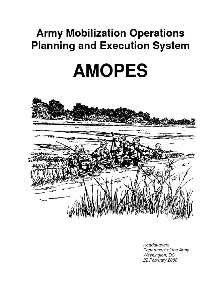 Army Mobilization Planning & Execution System | PDF | United States ...