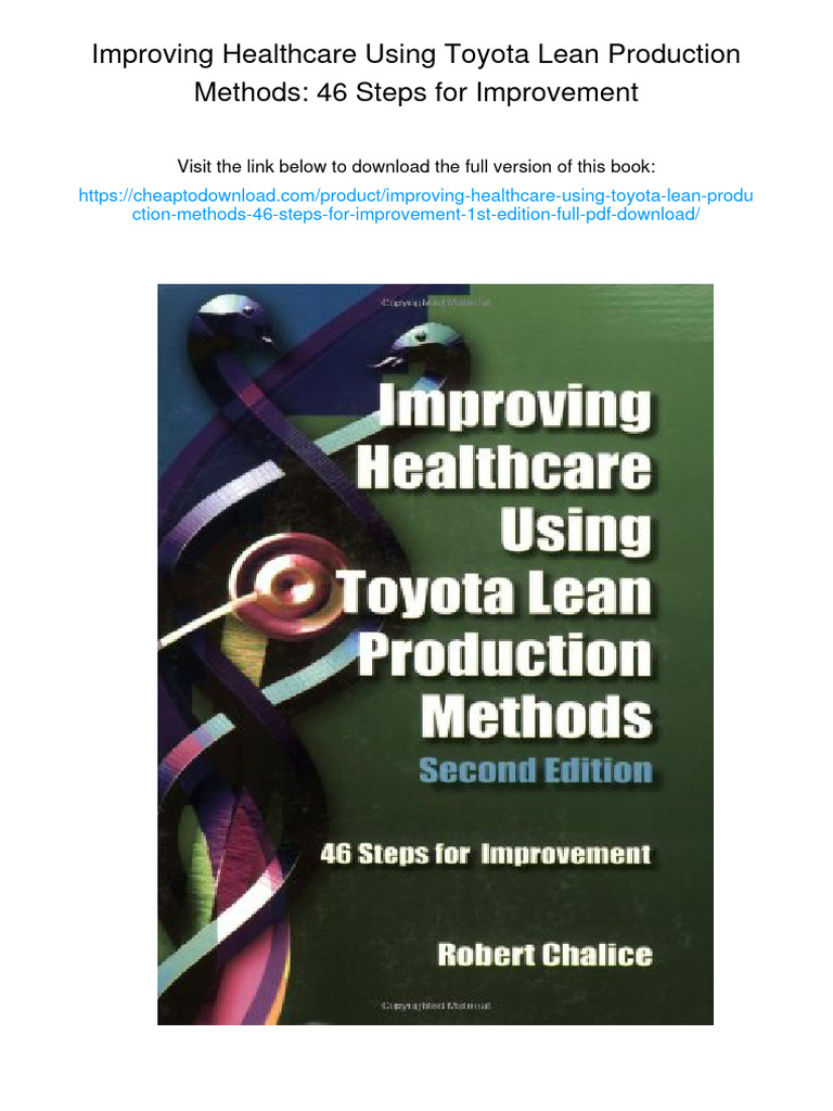 Toyota Lean Methods for Healthcare Improvement | PDF | General Motors ...