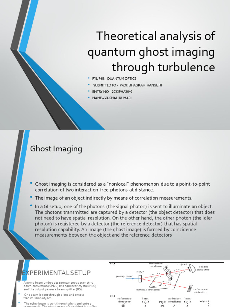 Quantum Ghost Imaging | PDF | Microscopy | Infrared