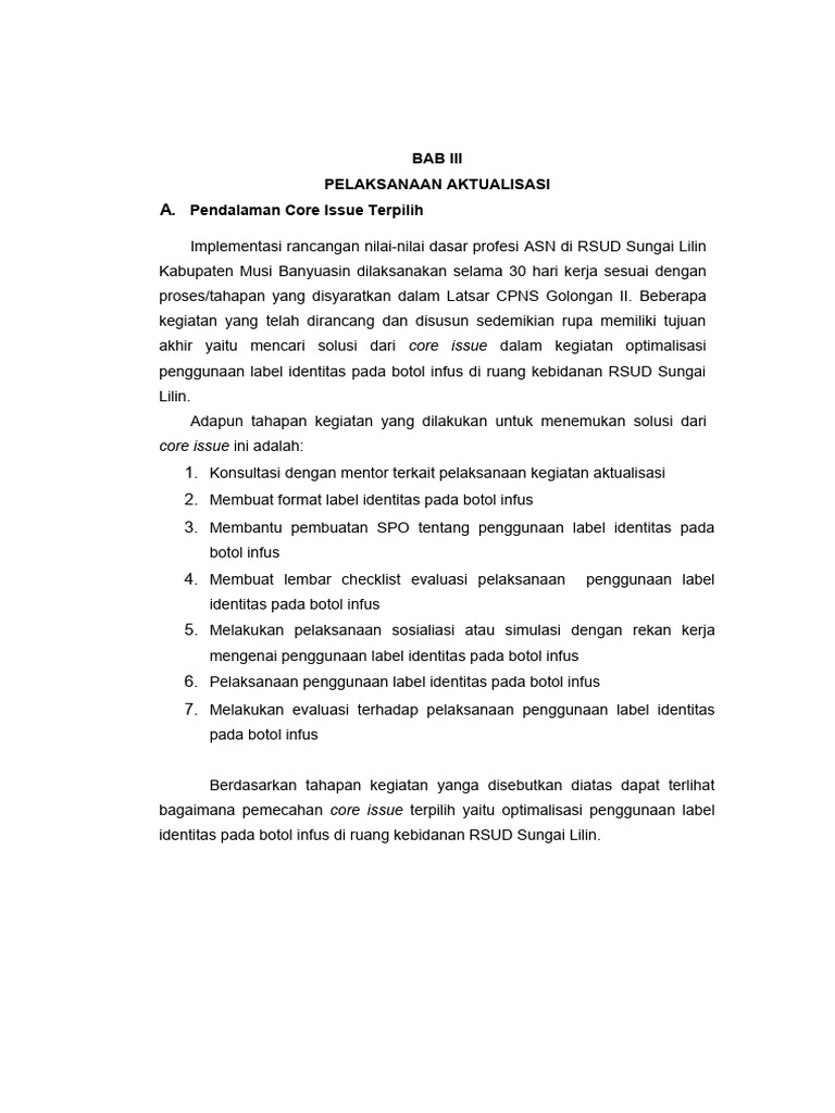 Laporan Fiska BAB III-IV | PDF | Karier & Perkembangan