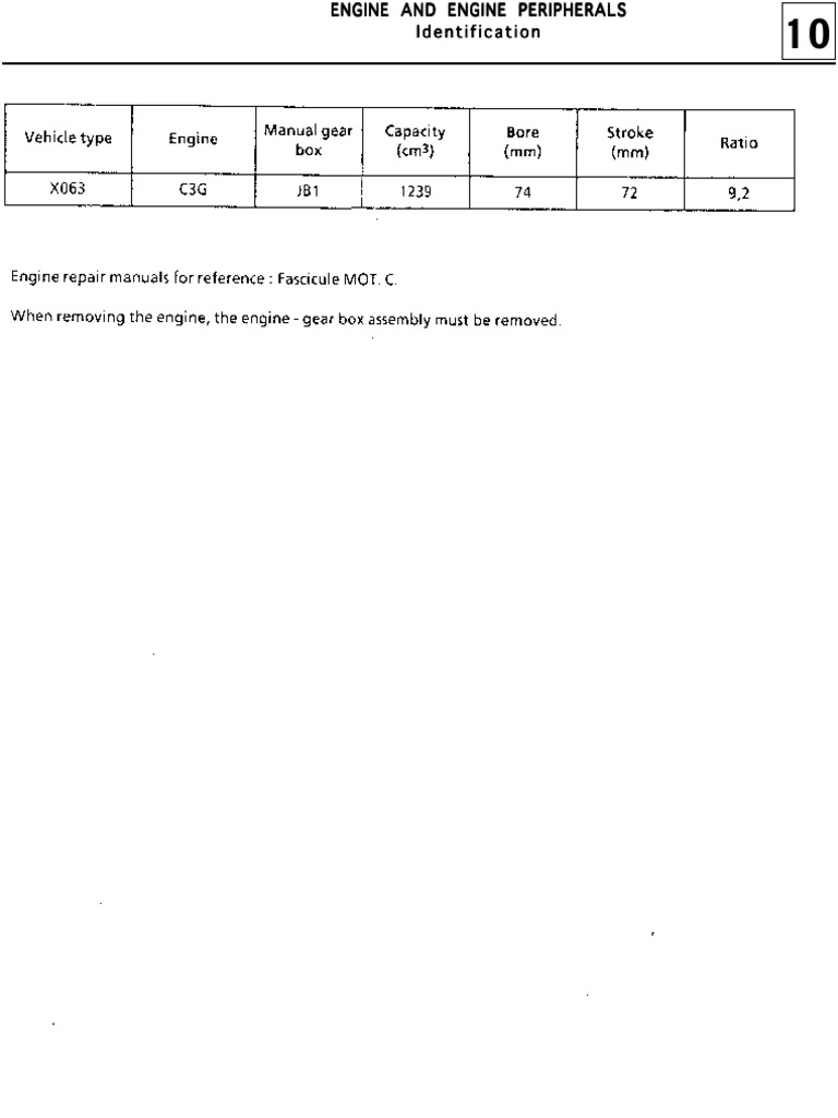 MR 305 Twingo 1 | PDF | Engines | Throttle