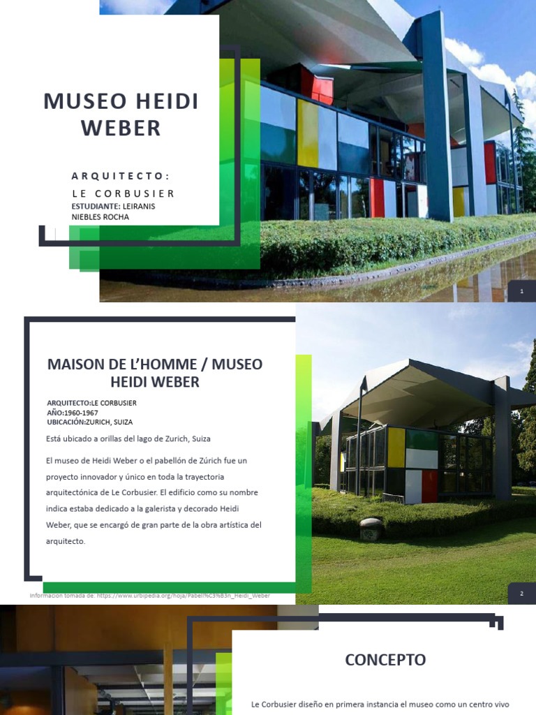 Museo Heidi Weber: Arquitectura de Le Corbusier | PDF | Museo | Ventana
