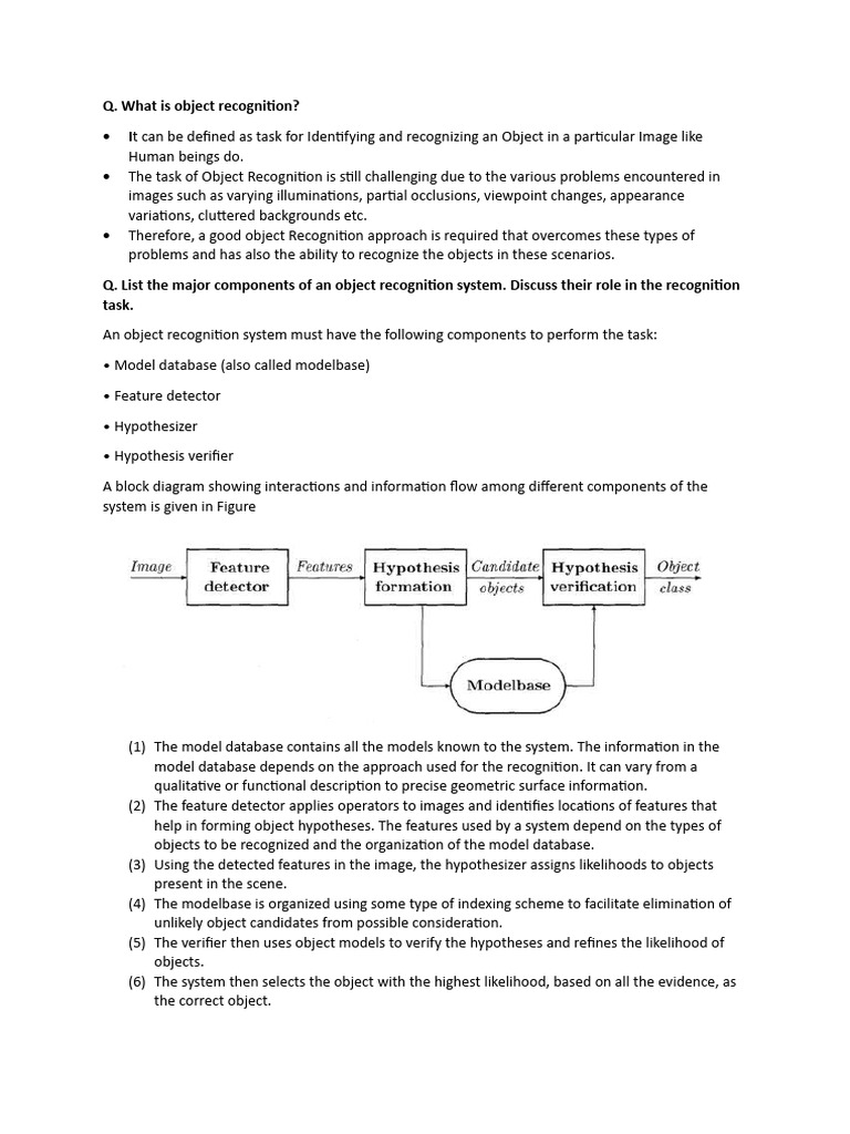 Unit IV | PDF | Computer Vision | Artificial Intelligence