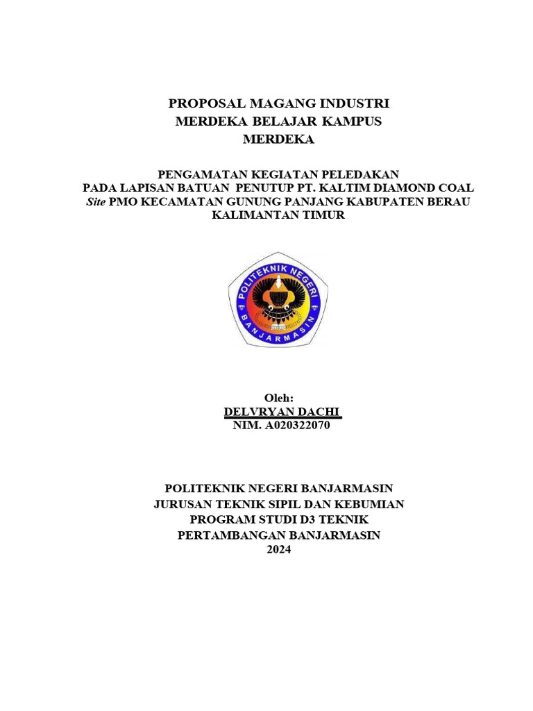 Contoh Proposal Magang DC | PDF | Bisnis