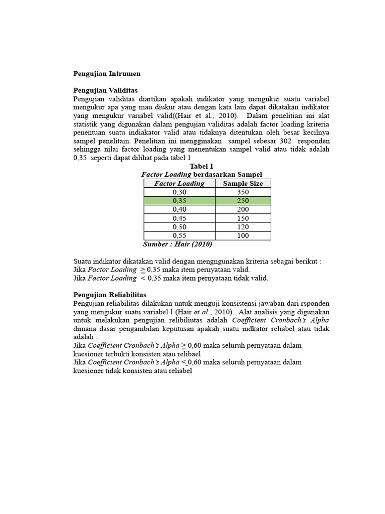 Interpretasi Model Arnadi | PDF