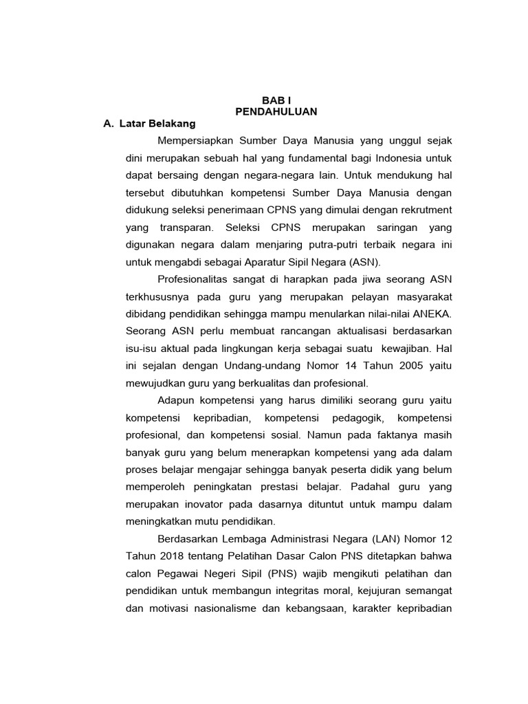 Contoh Laporan RA | PDF
