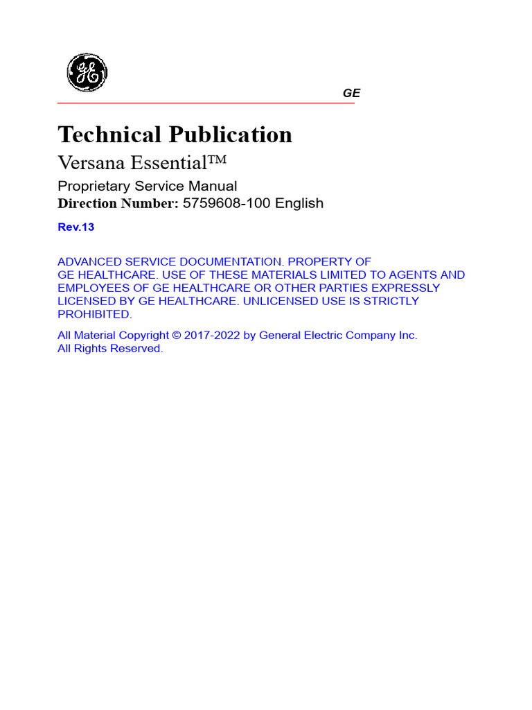 Versana Essential SM | PDF | Electromagnetic Compatibility ...