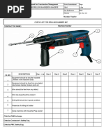 Hand Tool Inspection Checklist | PDF