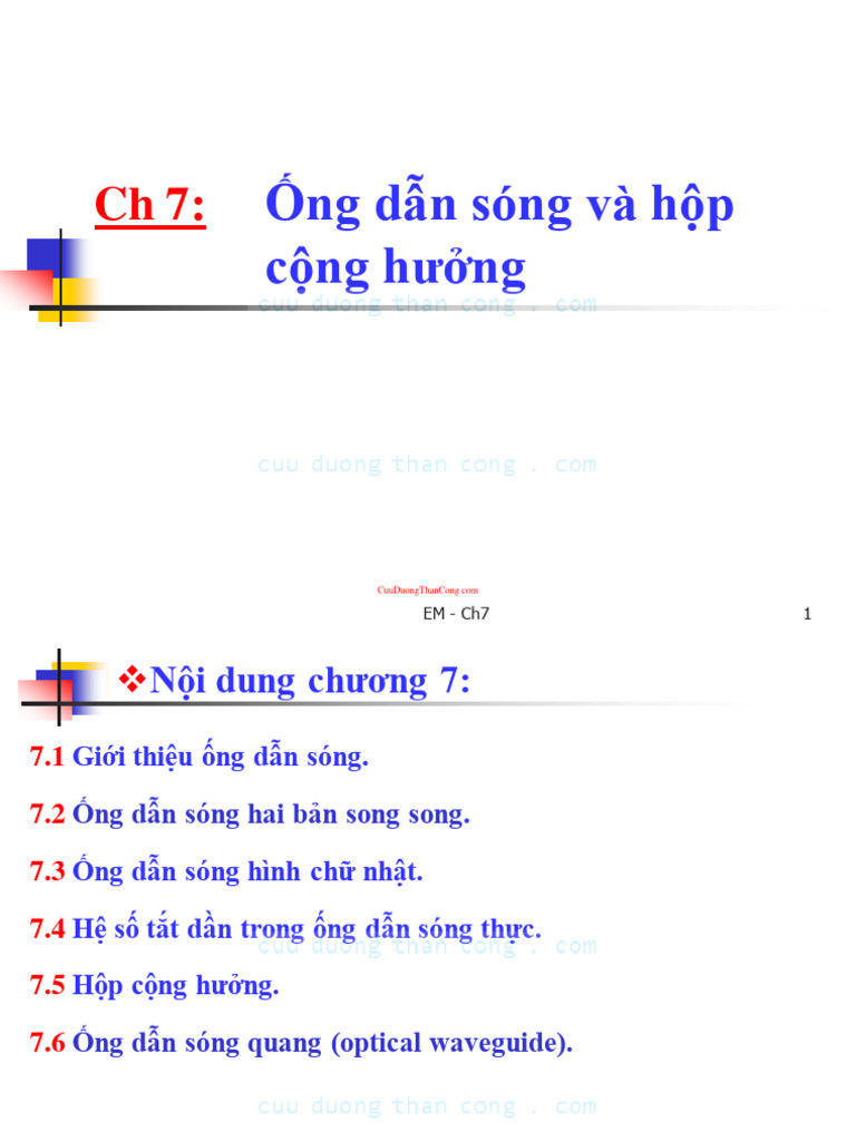 Truong-Dien-Tu - Em-Ch7-Ong-Dan-Song-Va-Hop-Cong-Huong - (Cuuduongthancong - Com) | PDF
