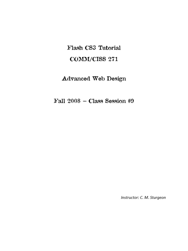 Session 8 & 9-Flash CS3-Gel Buttons | PDF | Menu (Computing) | Button (Computing)