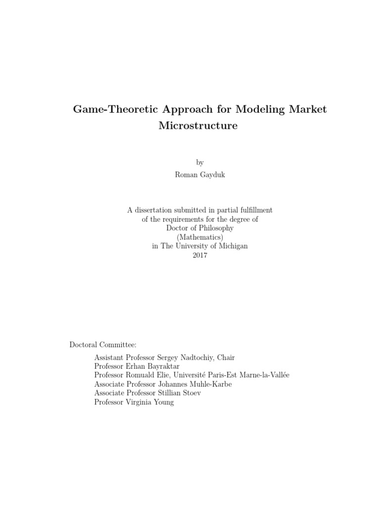 Gayduk 1 | PDF | Order (Exchange) | Market (Economics)