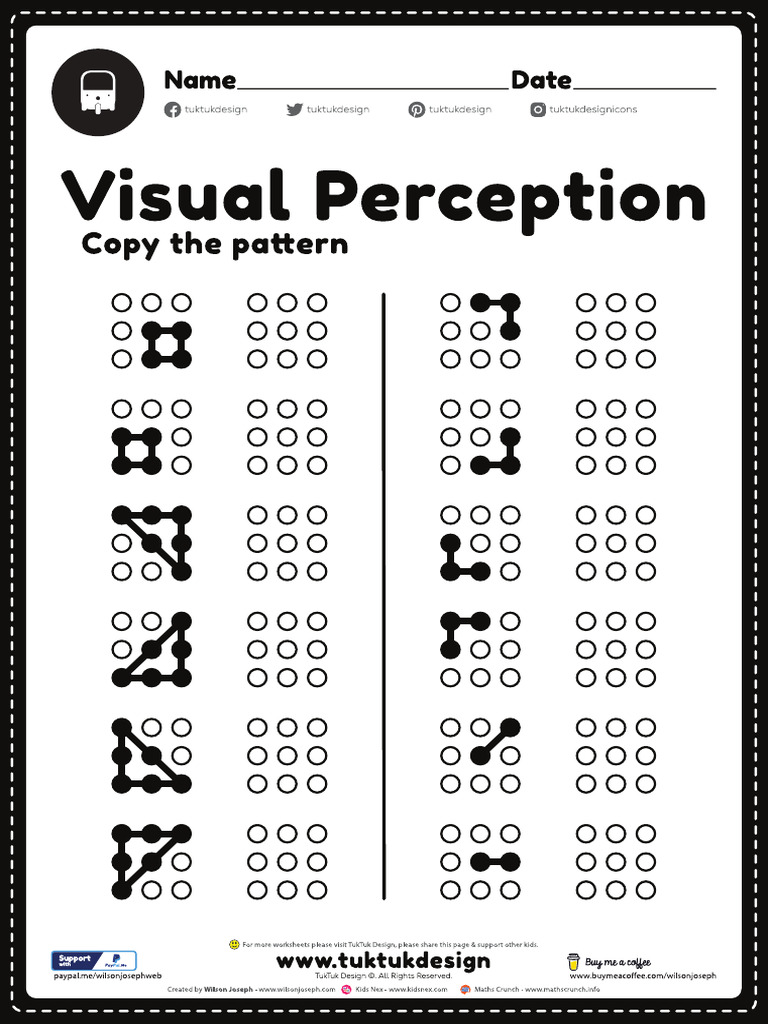06 Visual Perceptual Skills Patterns | PDF