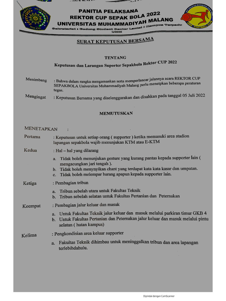 Surat Keputusan Bersama | PDF