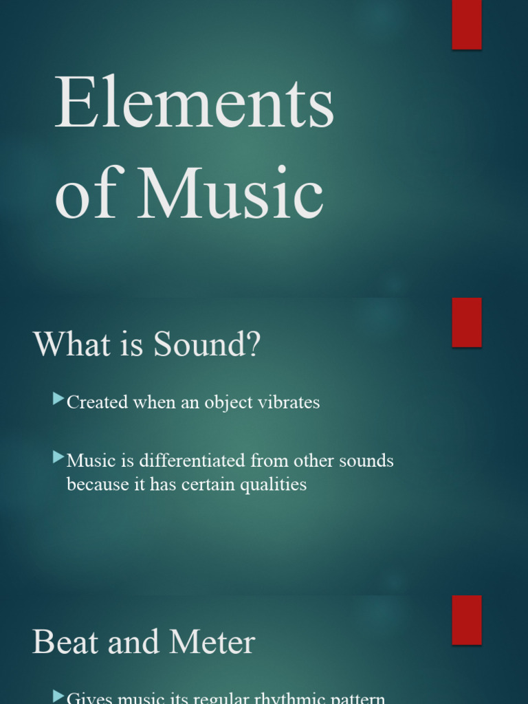 Elements of Music | PDF