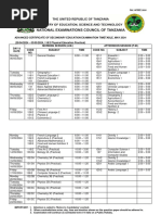 2025 Revised Kjsea Timetable | PDF