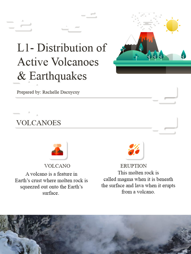 G10 - Lesson 1 Distribution of Active Volcanoes | PDF | Volcano ...
