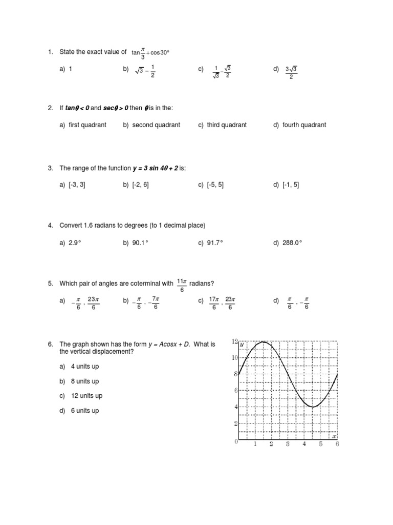 Chapter 4 Test 2006 | PDF