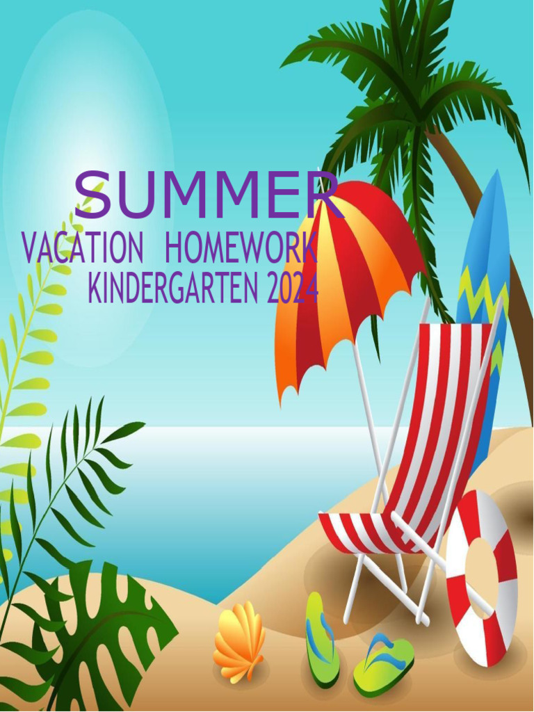 Early Years Summer Vacation Homework Booklet 2024 | PDF | Weaving ...