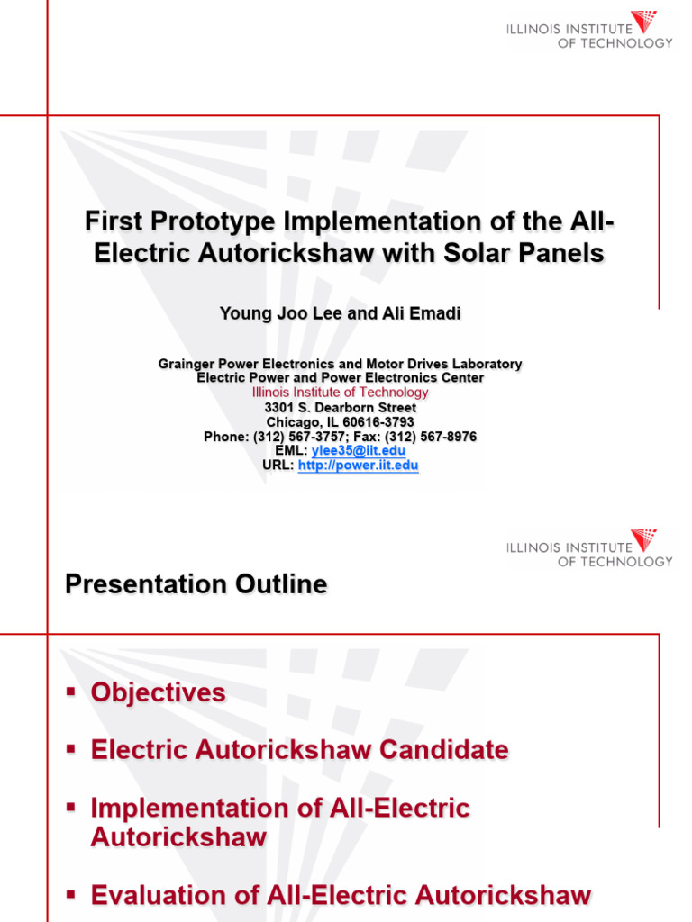 Auto Rickshaw 2.0 - Review | PDF | Electric Vehicle | Brake