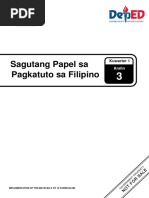 Q2 - WS - Filipino 8 - Lesson 5 - Week 5 | PDF