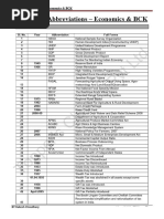 Government Abbreviations List | PDF | Government Of India