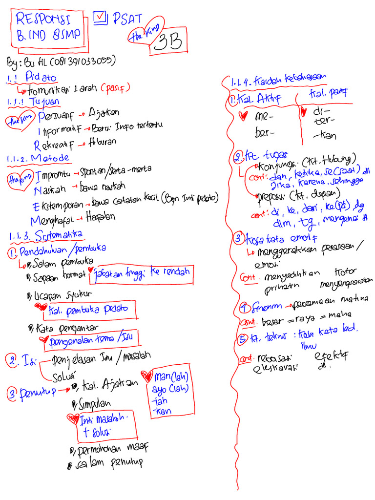 Responsi Pas B.indo Kelas Viii | PDF
