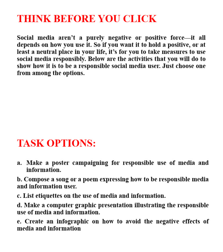 Think Before You Click | PDF
