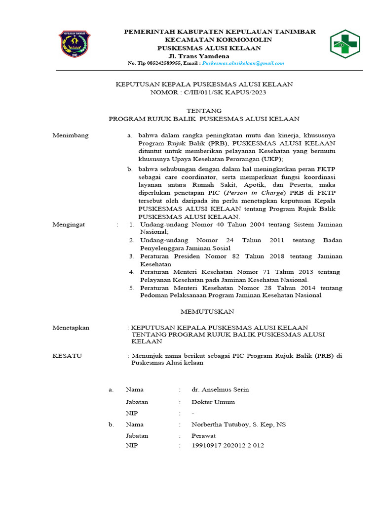 EP.A. SK Tentang Rujuk Balik | PDF