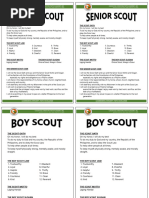 The Scout Oath or Promise | PDF | Boy Scouts Of America | Scouting