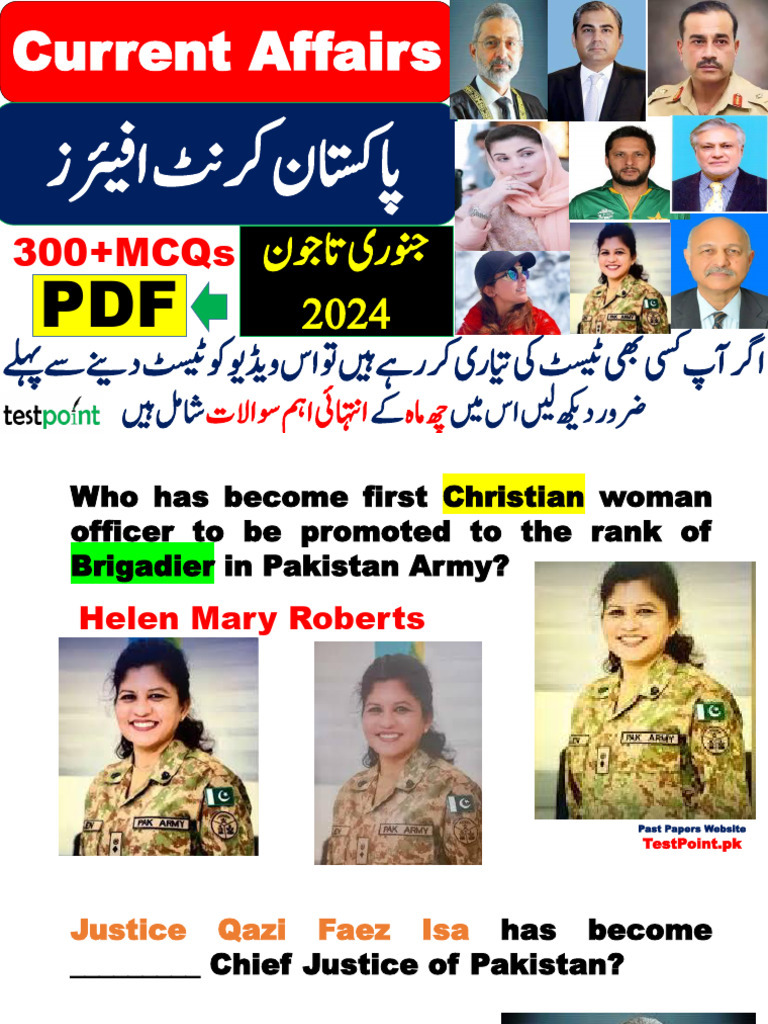 Complete Pak Affairs 2024 | PDF | Pakistan | Khyber Pakhtunkhwa