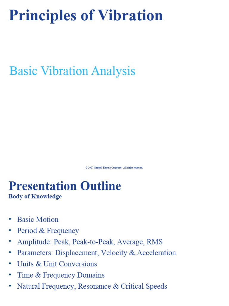 Principles of Vibration | PDF | Amplitude | Root Mean Square