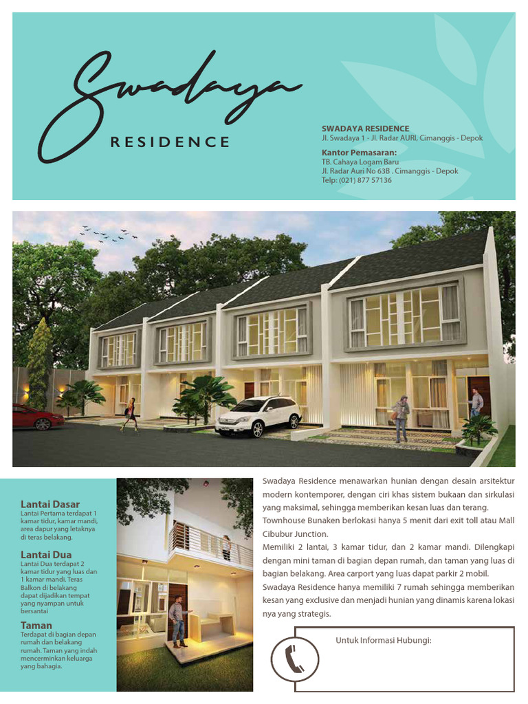 Hunian Eksklusif di Swadaya Residence | PDF