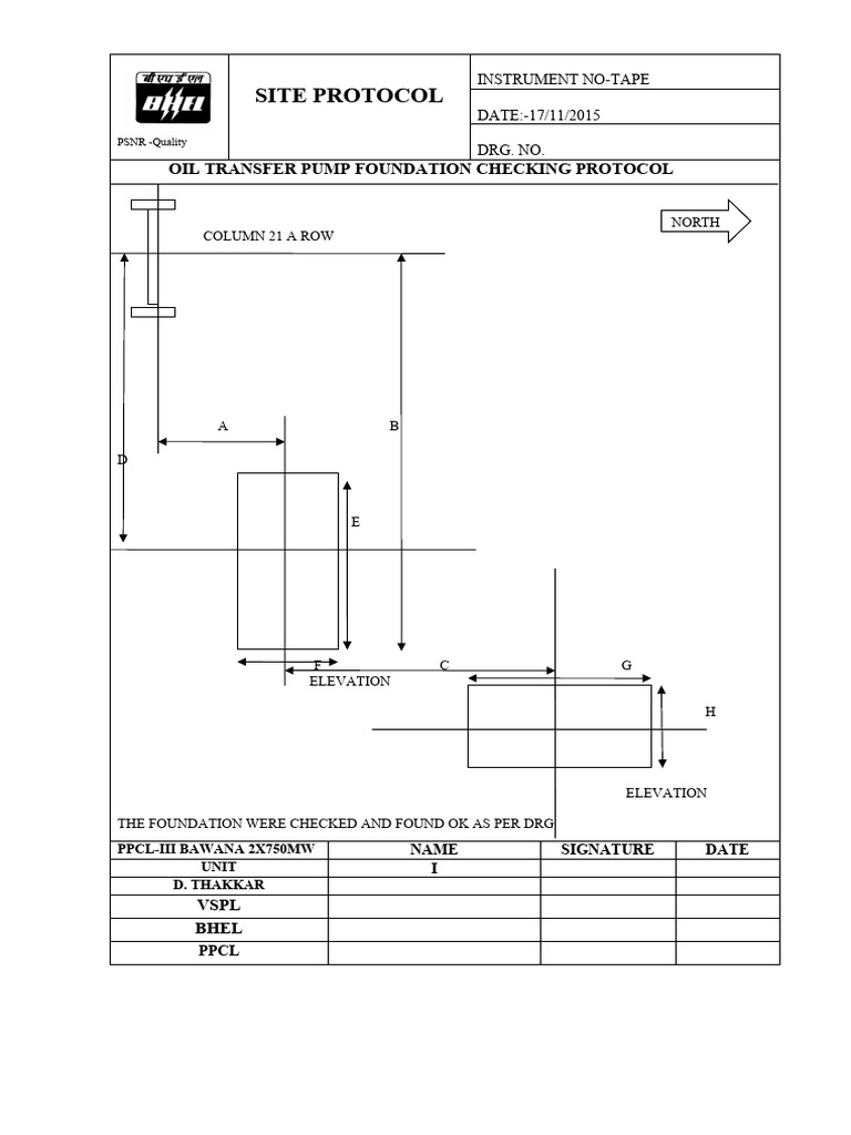 Site Protocol CPH | PDF | Pump | Mechanical Engineering