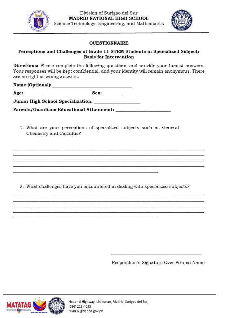 Questionnaire Group 5 | PDF | Career & Growth | Self-Improvement