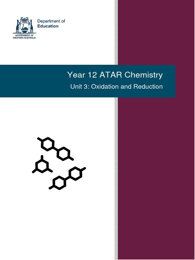 Year 12 Redox Reactions Overview | PDF | Redox | Chlorine