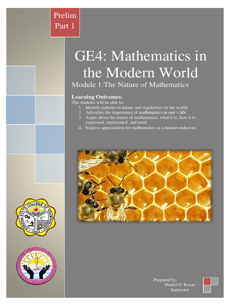 MMW PRELIM Module 1 1 Updated | PDF | Symmetry | Pattern