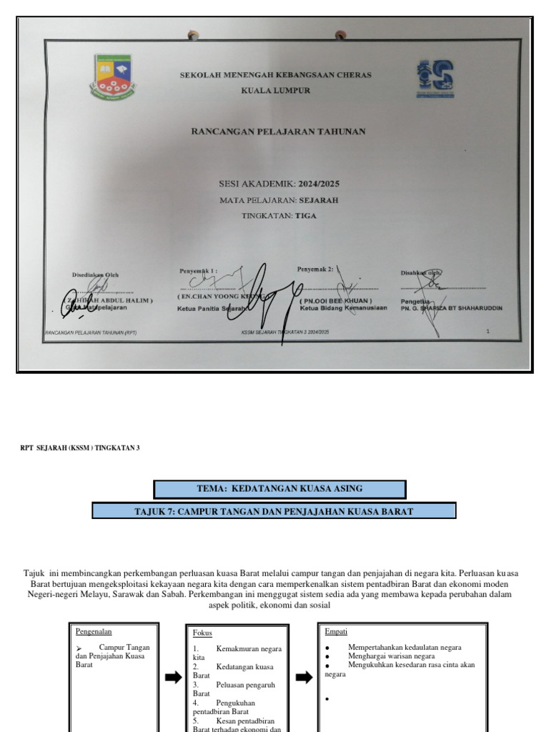 RPT Sej Ting 3-2024 | PDF