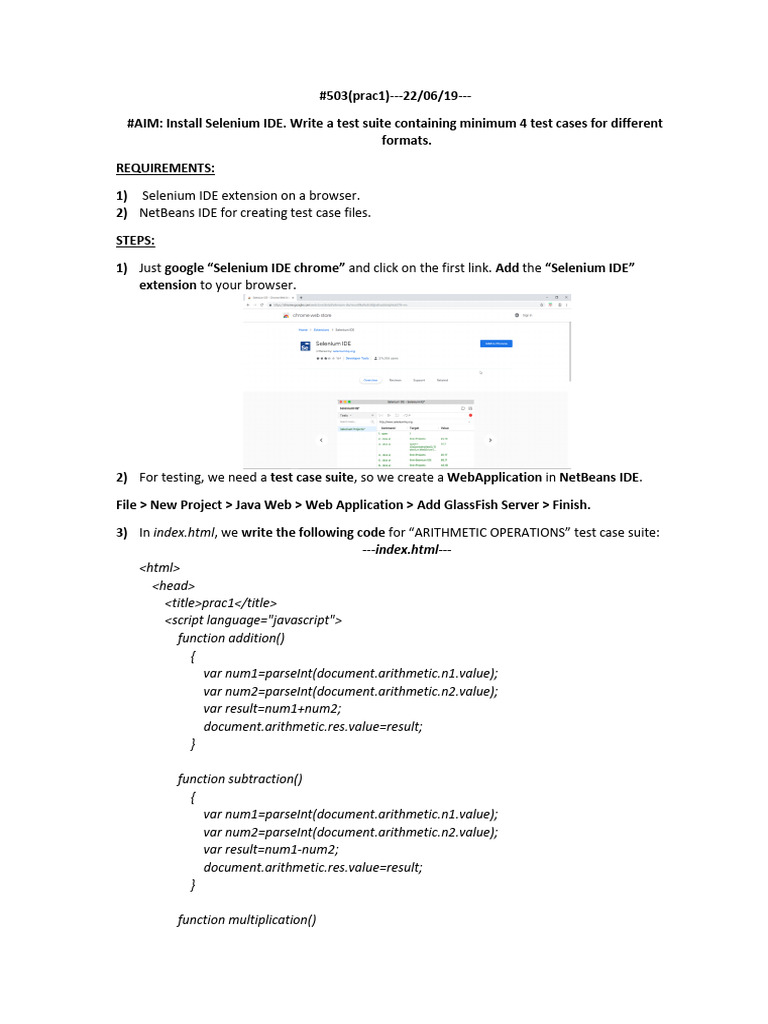 Cyber Forensic Practical Codes Pdf Selenium Software Integrated