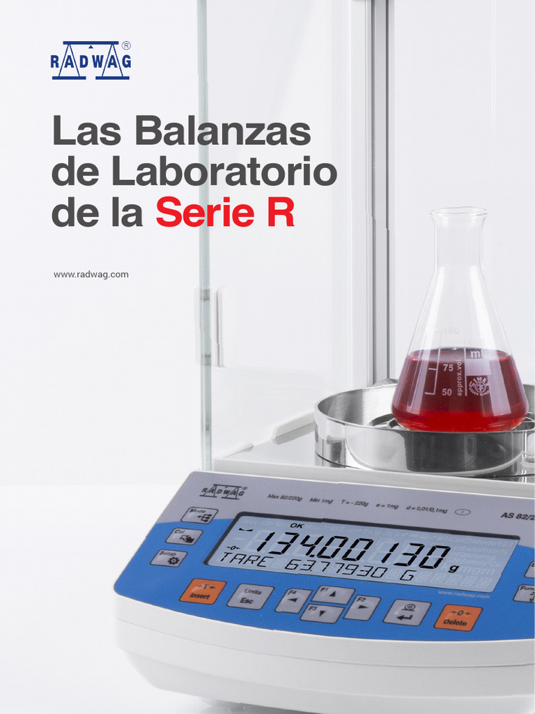 Balanzas de La Serie R | PDF | Balanza | Factores humanos y ergonomía