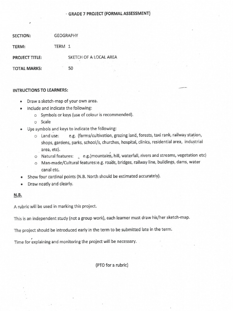 Grade 7 Project (Geography) | PDF