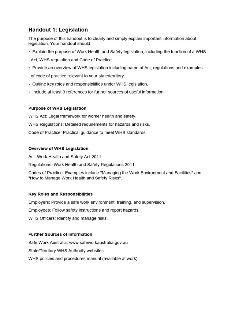 Handout 1,2,3 | PDF | Occupational Safety And Health | Personal ...