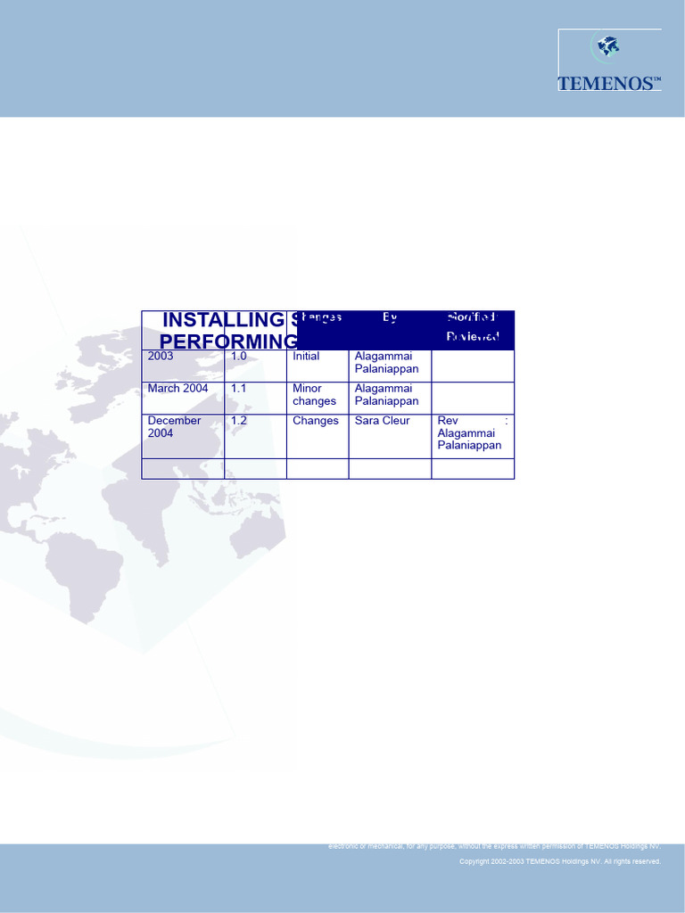 Installation of Service Packs and Performing An Upgrade in T24 | PDF | Software Bug | Cache ...