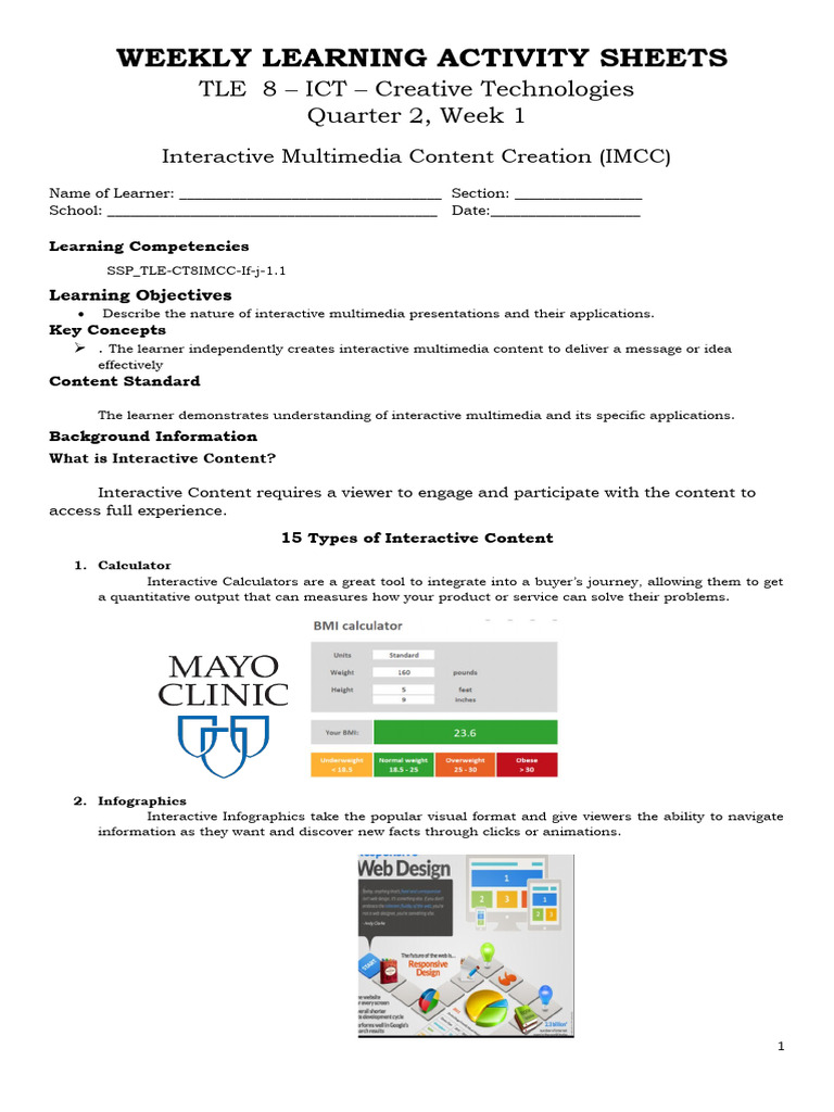 Wlas Ict8 Tle Quarter2 105315 | PDF | Computer Programming | Programming