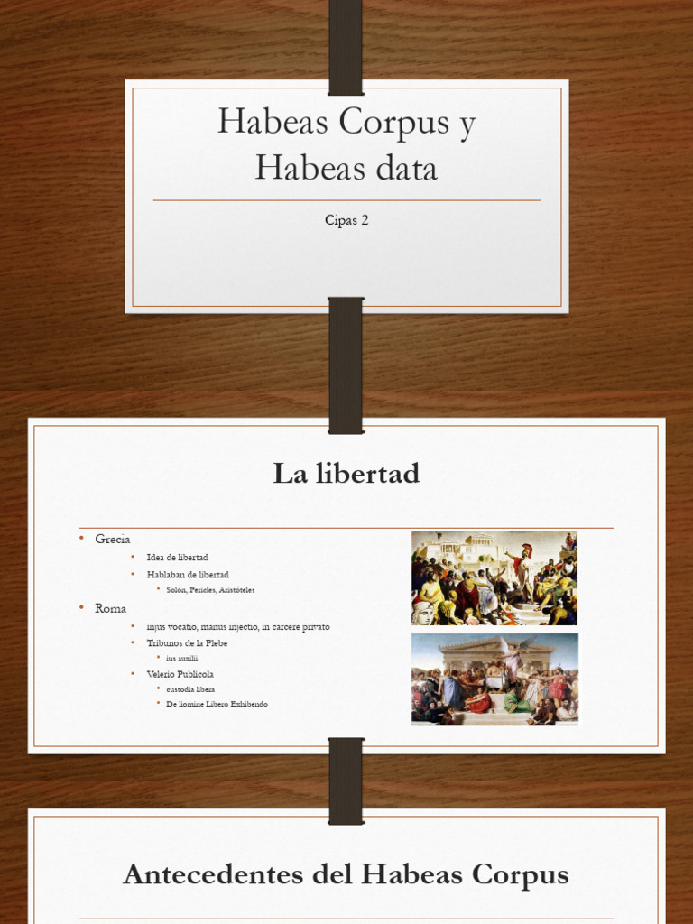 Habeas Corpus Habeas Data | PDF | Habeas corpus | Justicia