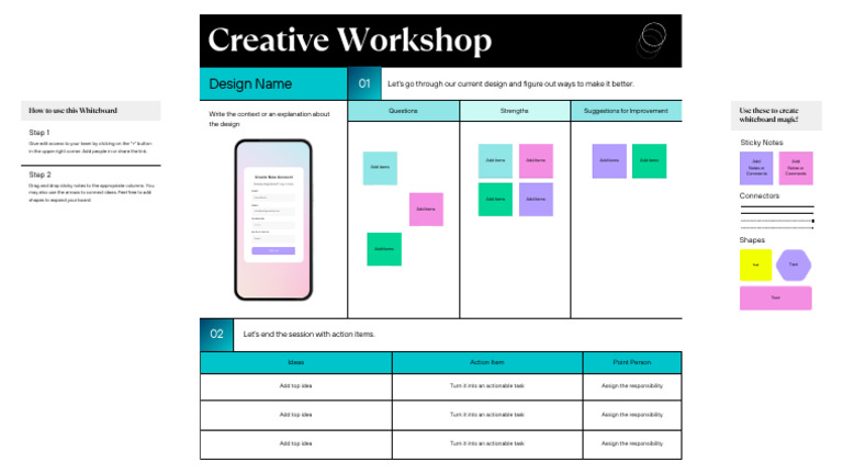 Creative Workshop Whiteboard | PDF | Software
