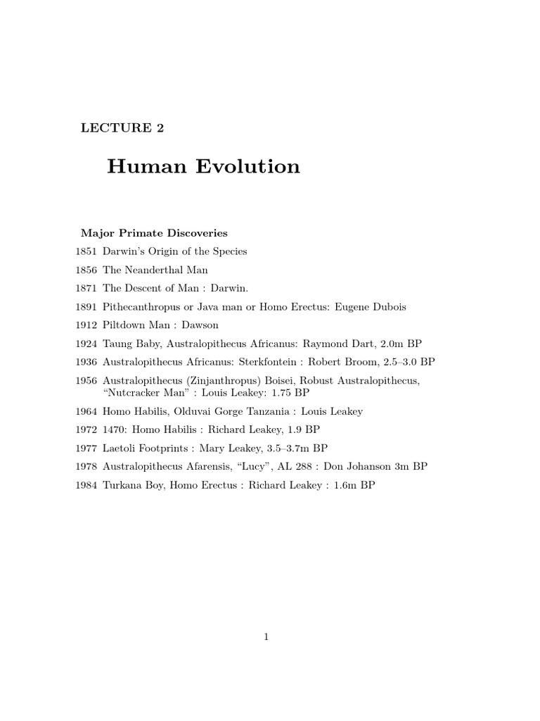 Primate | PDF | Homo | Hominidae