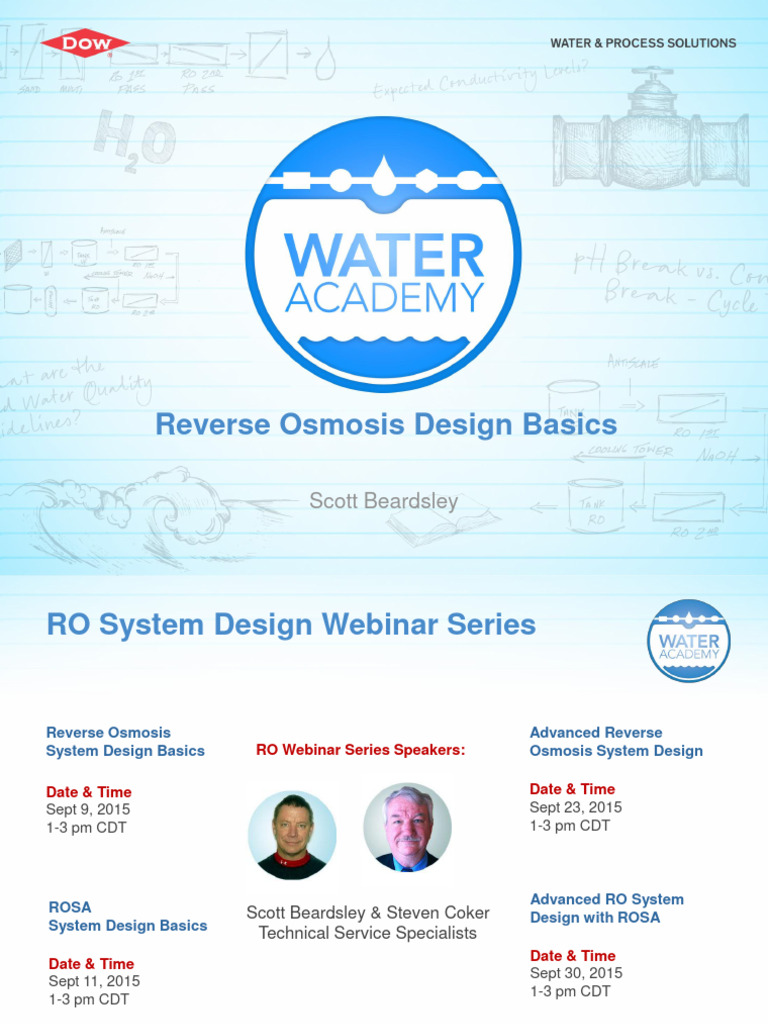 Reverse Osmosis Design Basics | PDF | Membrane | Unit Operations
