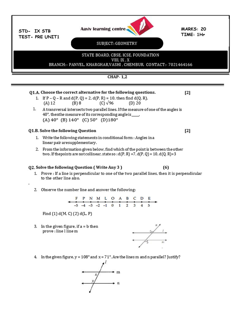Final Ix U1 1,2 Geometry | PDF | Euclid | Classical Geometry Final Ix U1 1,2 Geometry | PDF | Euclid | Classical Geometry
