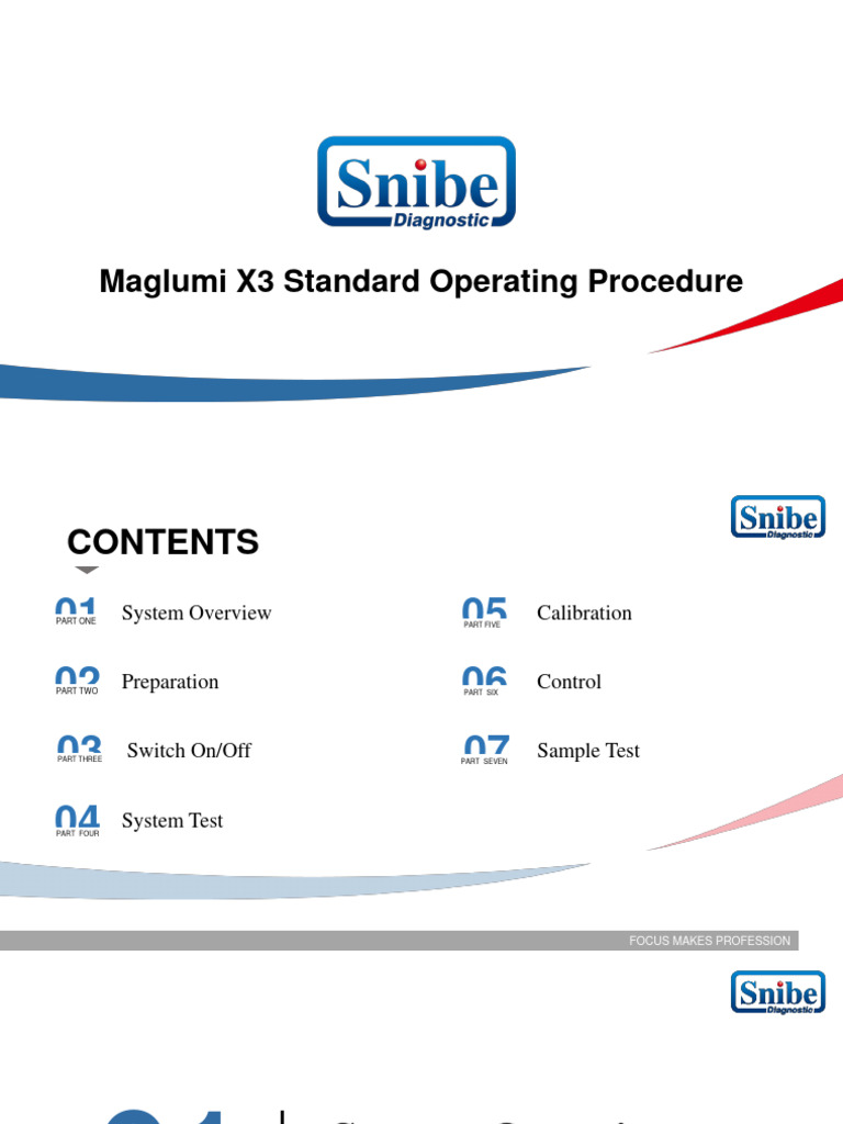 Maglumi X3 Standard Operating Procedure | PDF